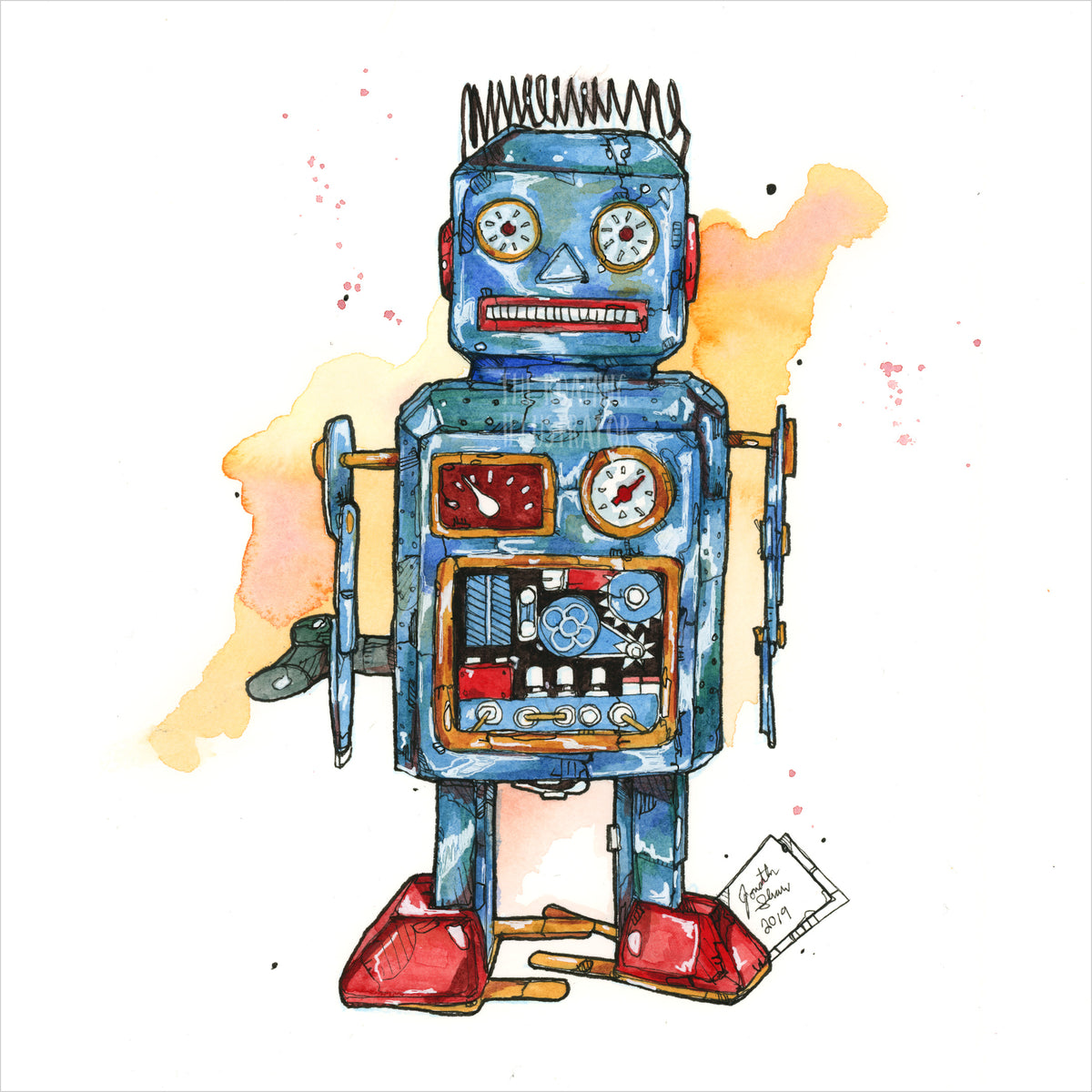 Toy Robot – The Roaming Illustrator